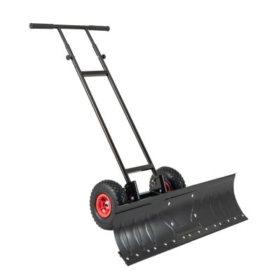 Pelle à Neige en Métal de 91,5 cm avec Roues Pelle Déneigement avec ...
