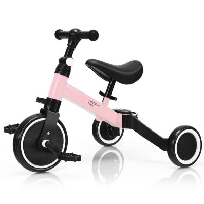 3 en 1 Vélo d'Equilibre Enfants Evolutif avec Siège et Guidon Réglables ...