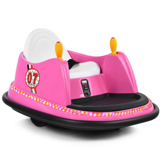 Costway Voiture Auto Tamponneuse Électrique 6V pour Enfants 2-5 Ans ...